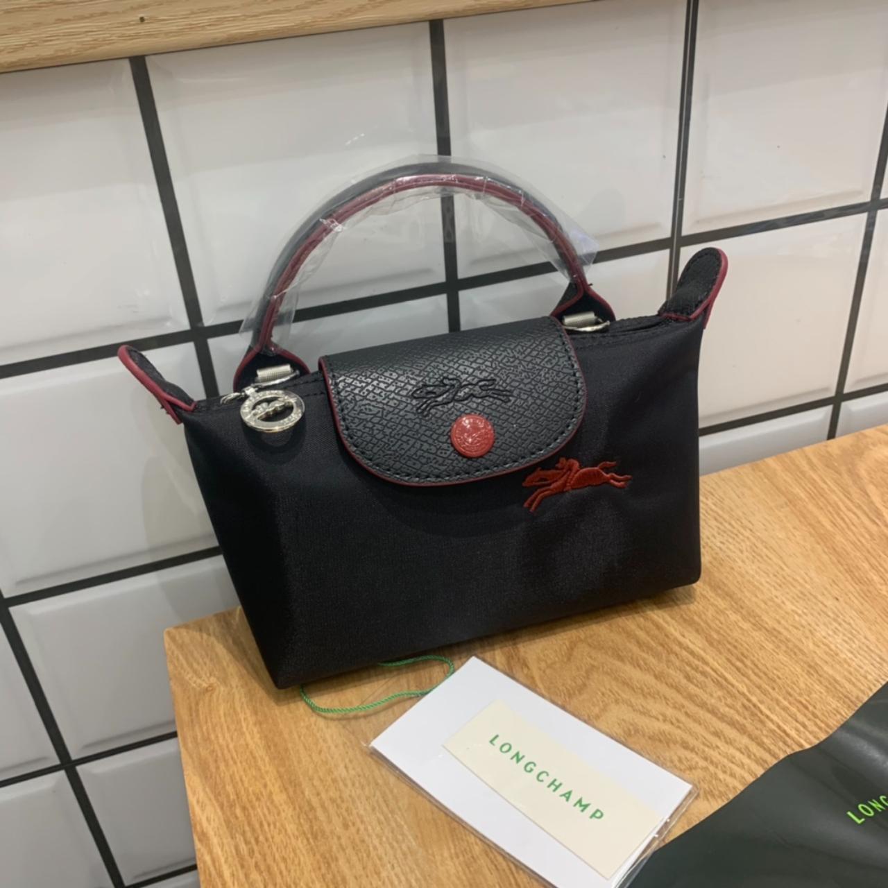 Longchamp mini bags black - Depop