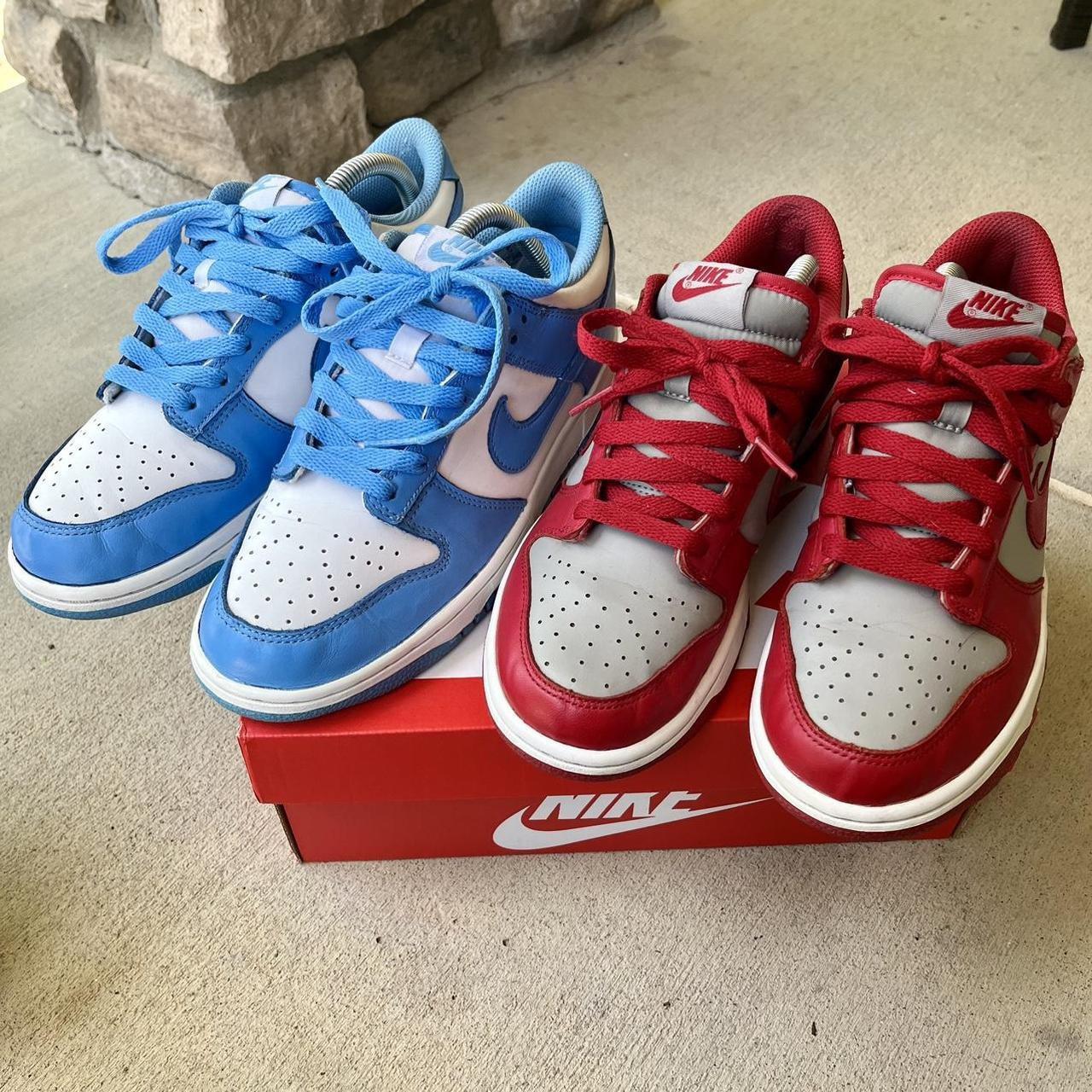 NIKE DUNKS: UNLV and UNC DUNKS SIZE: 7 Men’s/Womens... - Depop