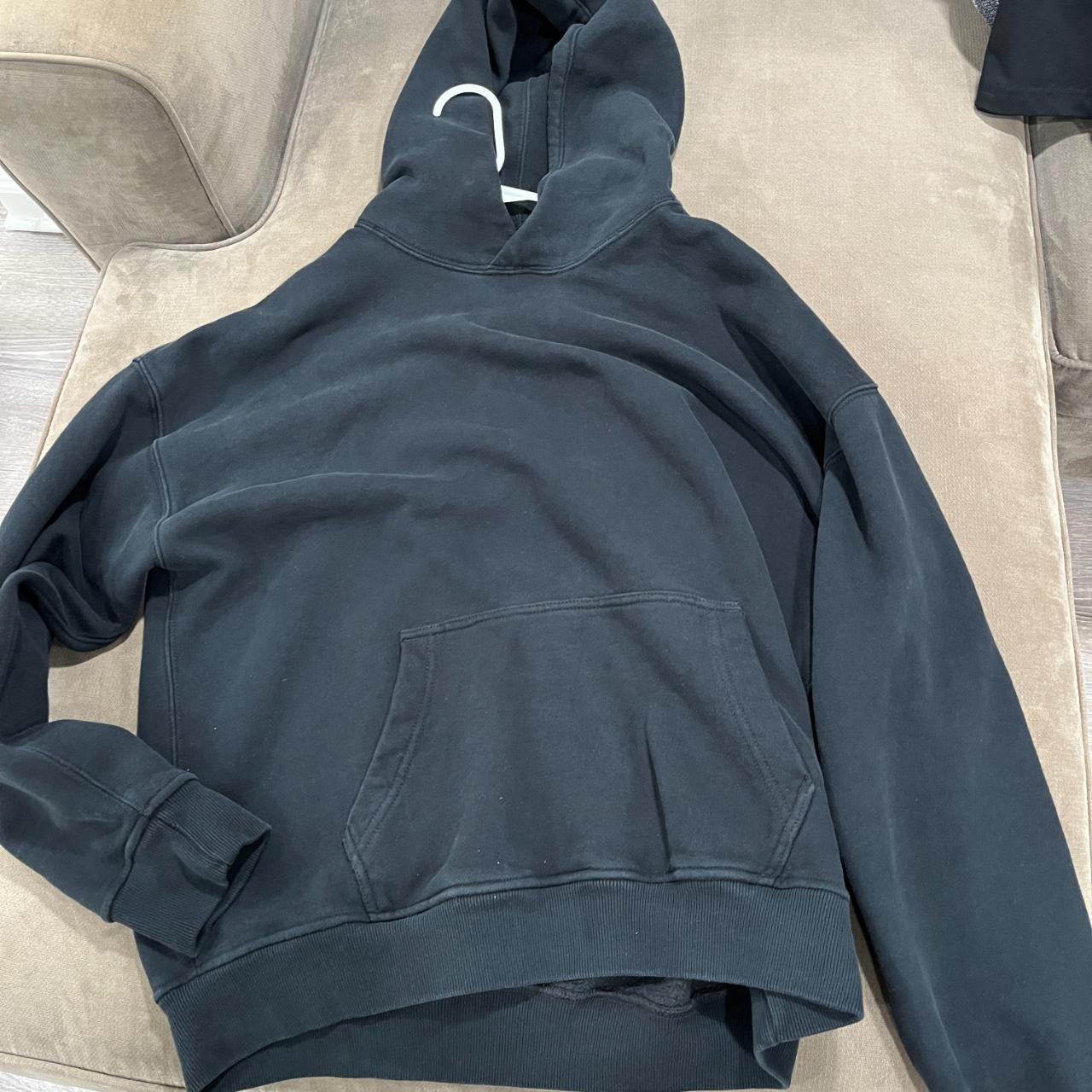 Abercrombie & Fitch Soft A&F Essentials Black Hoodie... - Depop