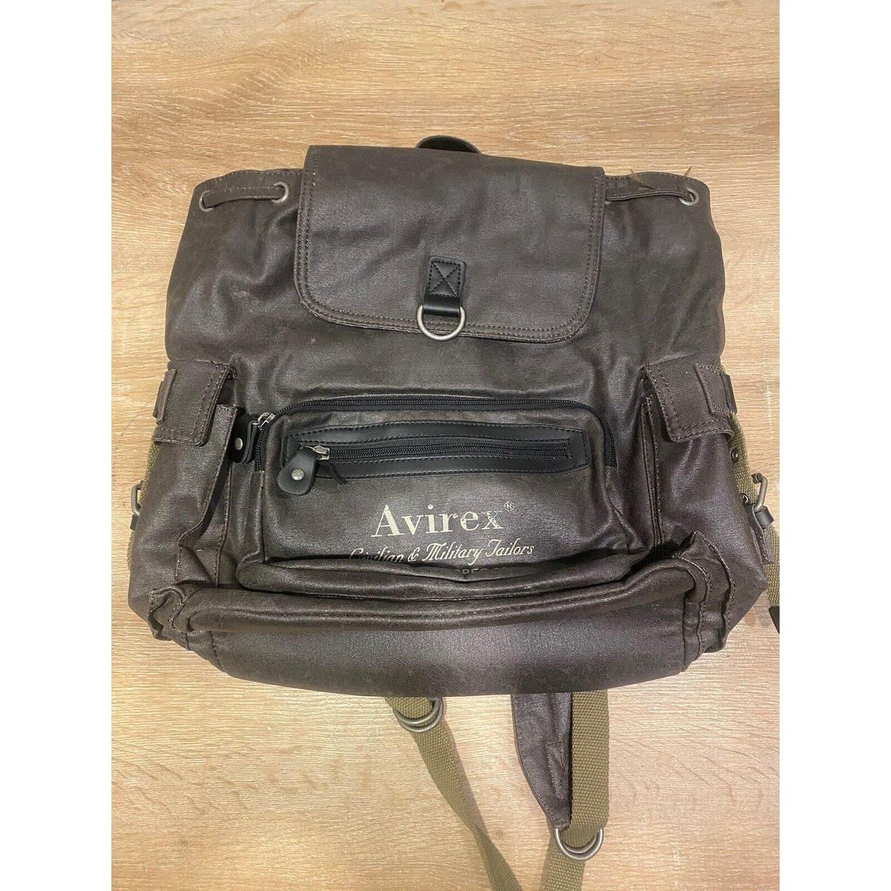 This Avirex 8462 backpack exudes a unique blend of... - Depop