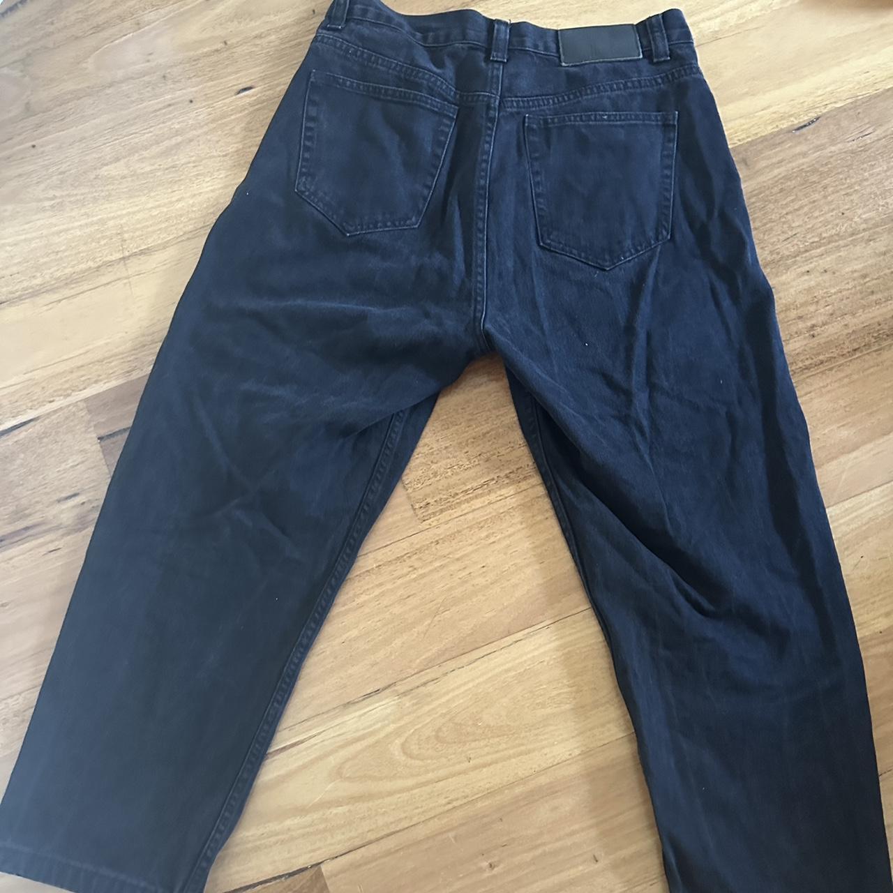 Alpha 60 black Goldie jeans. High waisted, cropped... - Depop