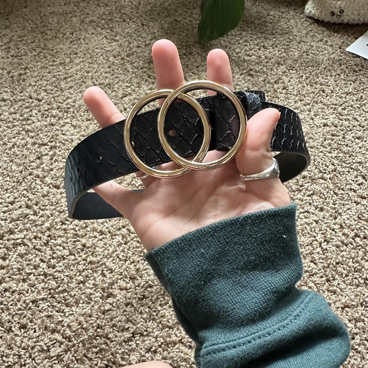 🌸fake snake skin belt 🌸size... - Depop