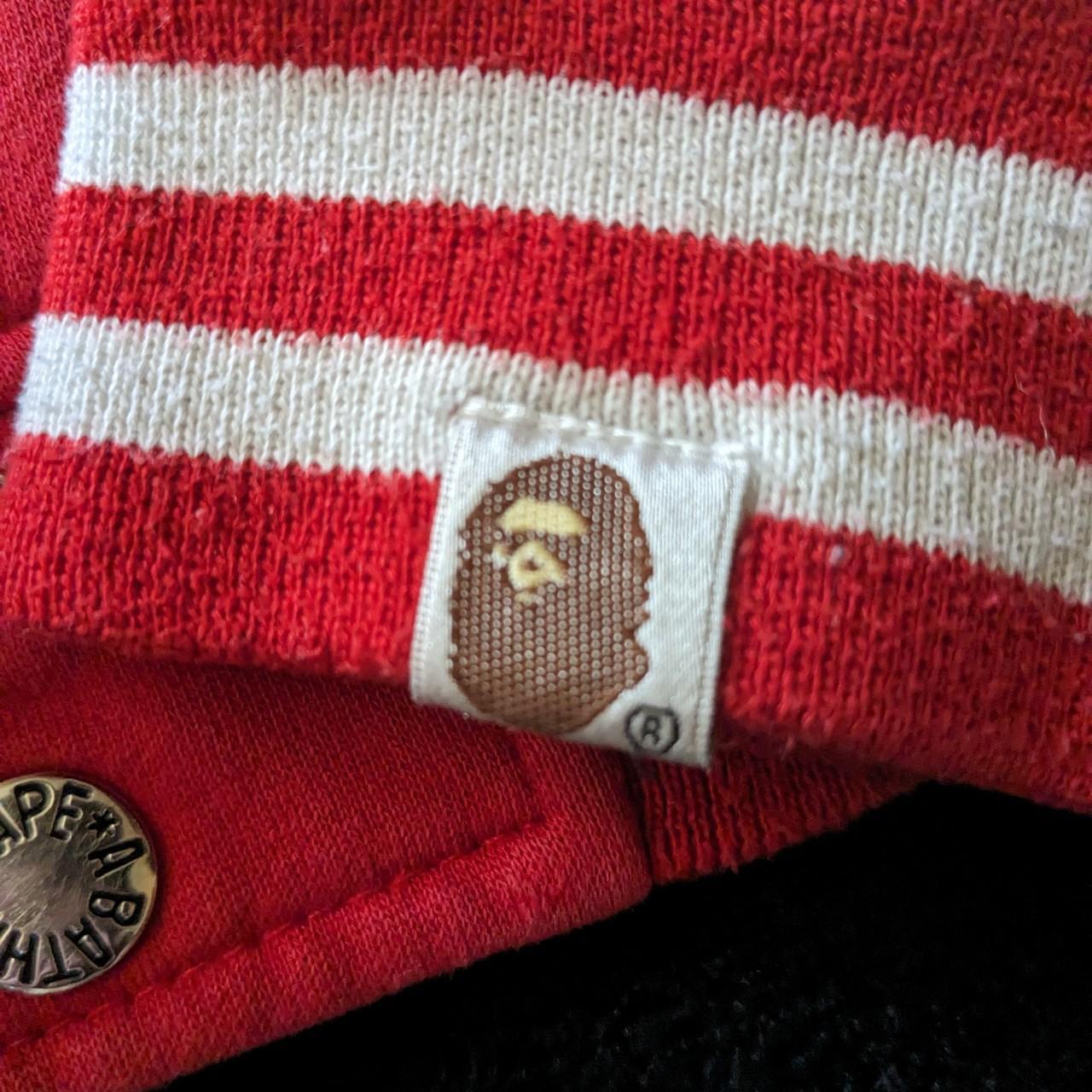 A bathing ape varsity jacket size small - Depop