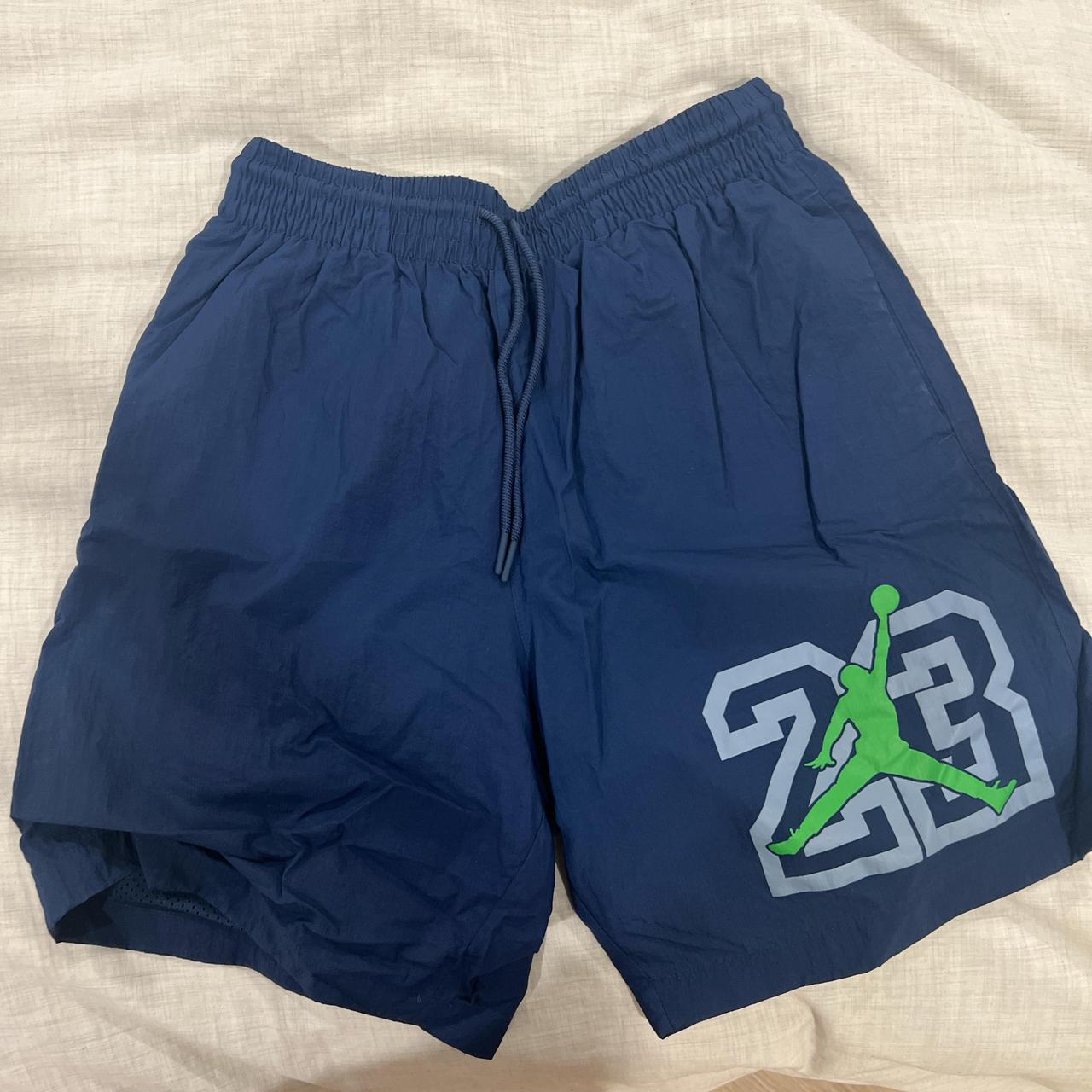 Blue air Jordan shorts - Depop