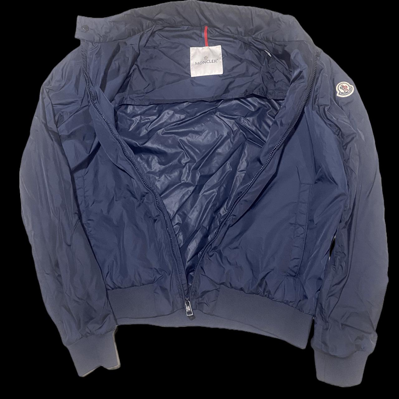 Moncler Windbreaker/ Bomber Jacket, Navy (Retail: $750) - Depop