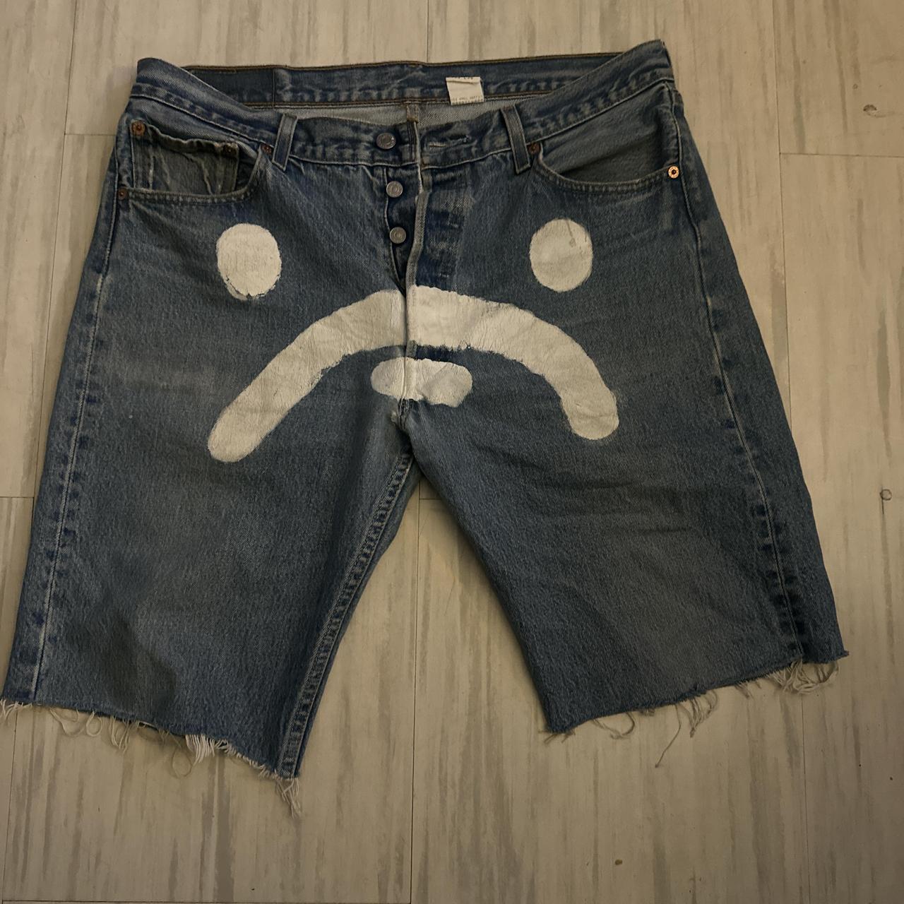 Custom Bape Levi jorts - Depop