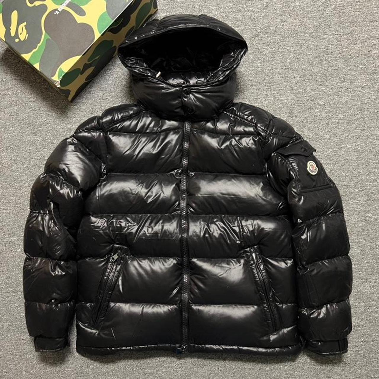 Moncler Maya Coat Men’s (navy) - Depop