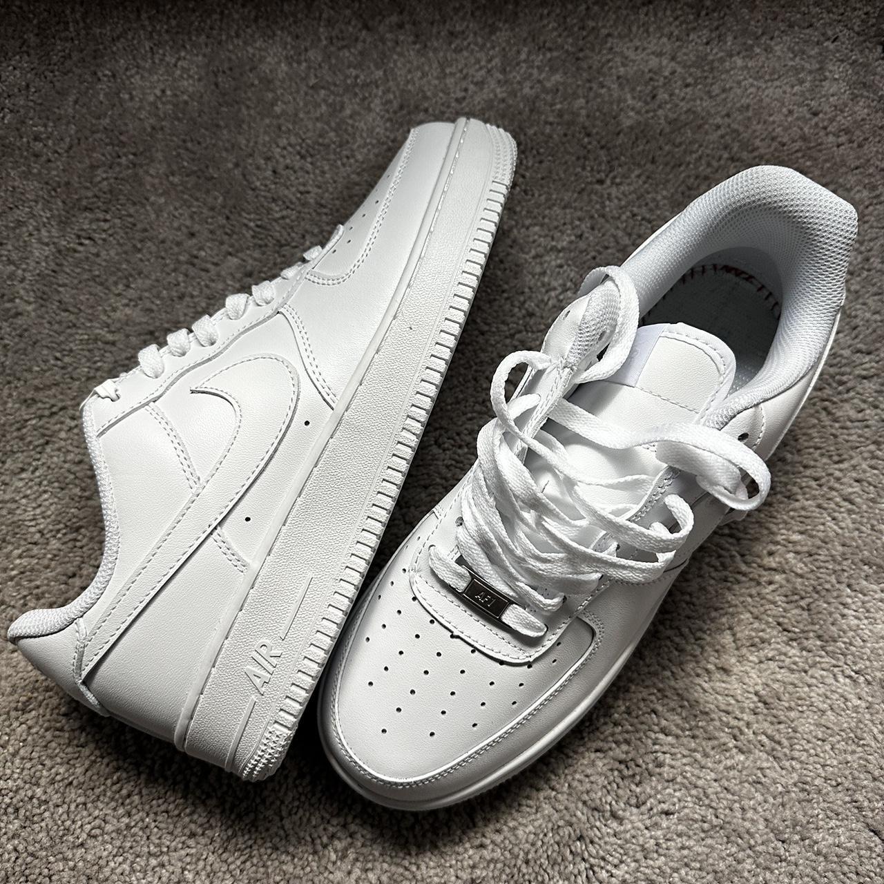 White air force 1 Af1 Never been worn. Comes with... - Depop