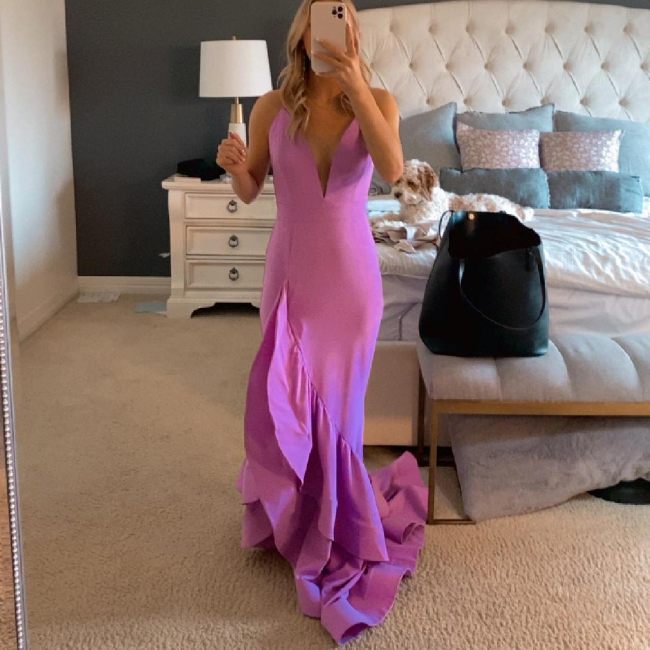 Purple dress from Mesh boutique. Absolutely stunning! - Depop