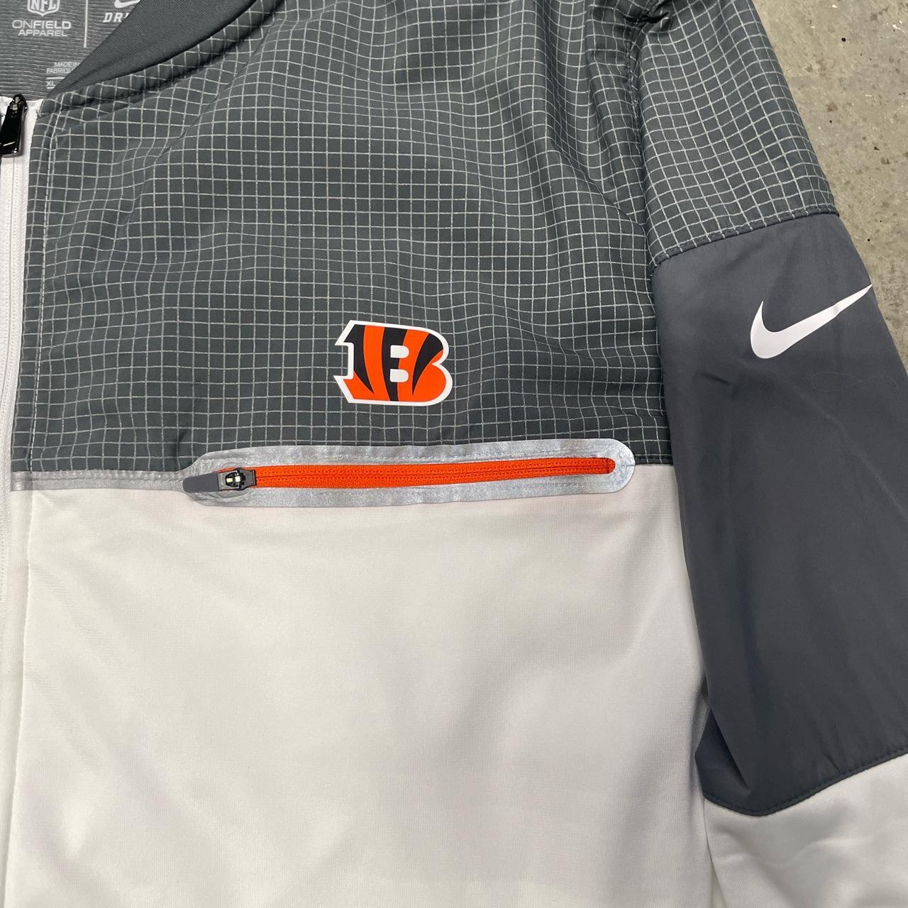 Cincinnati bengals player issued Nike zip up jacket... - Depop
