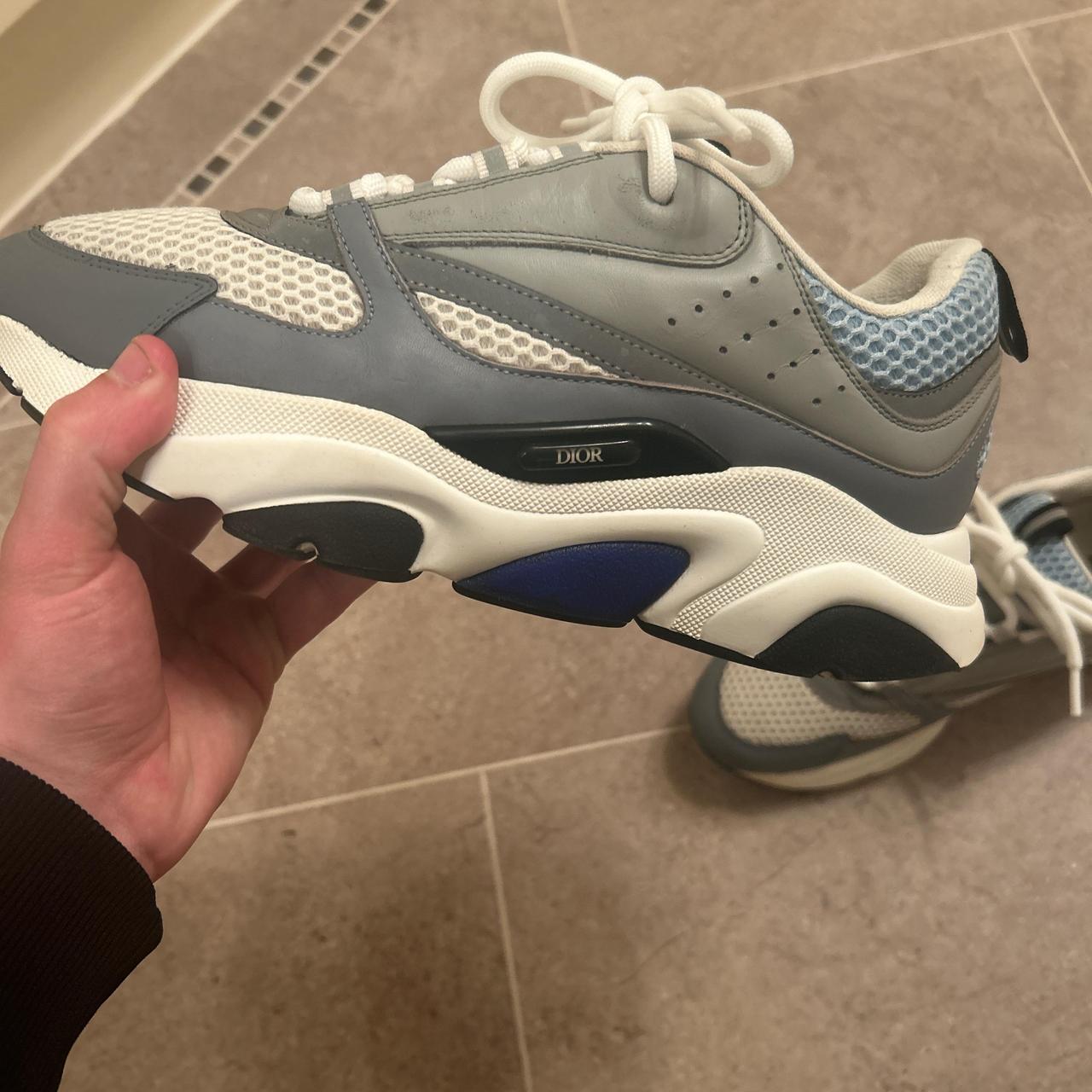 Dior b22 baby blue size 8 Good condition - Depop