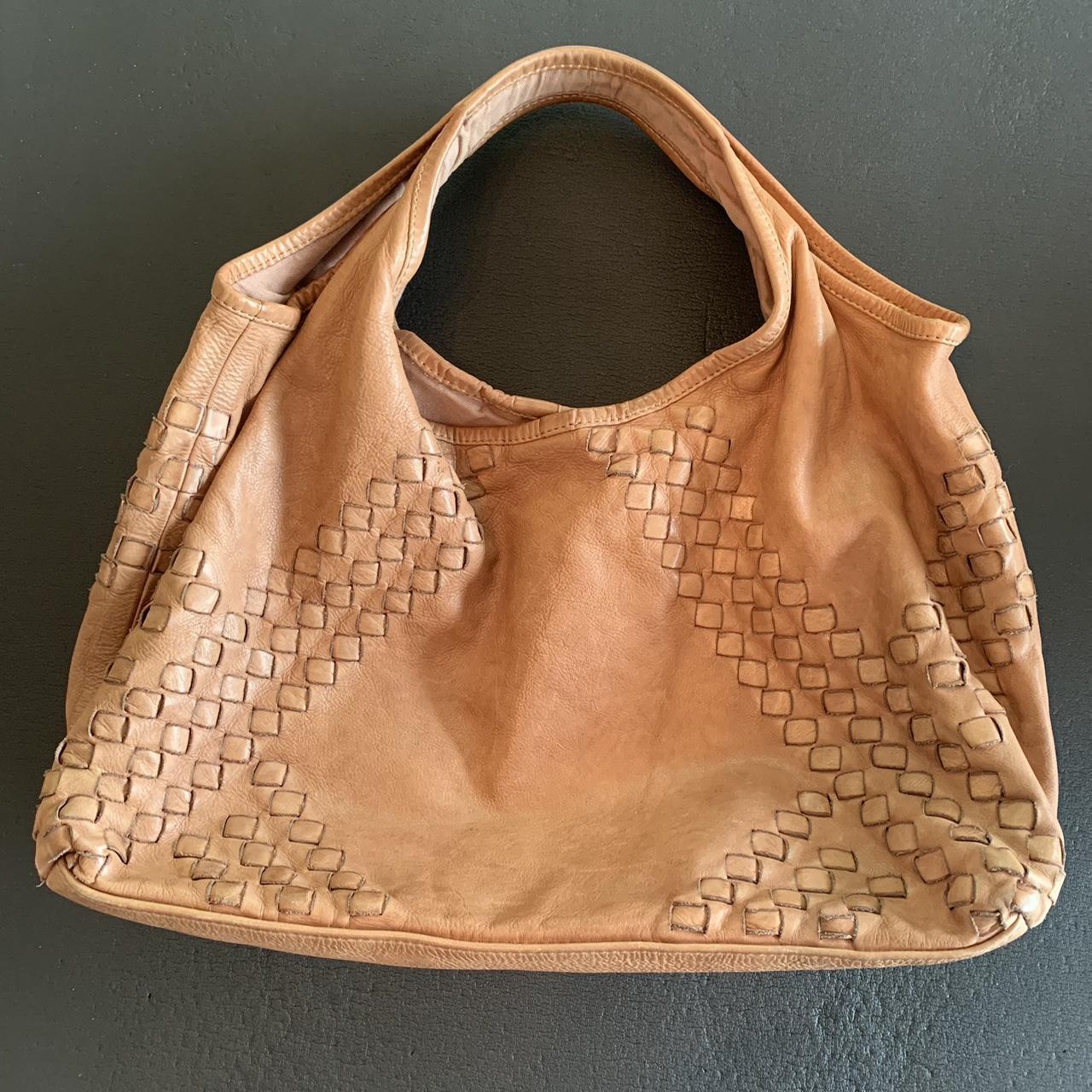 Sundance Shopper Weave Bag Purse Tan Soft... - Depop