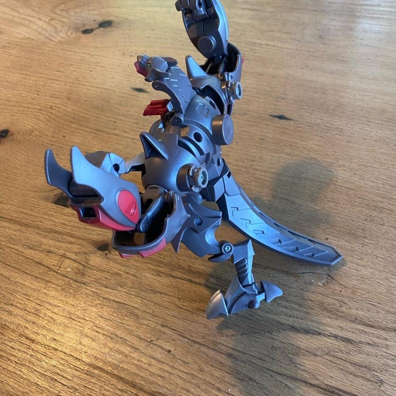 Bakugan Dynamic Battle Robot Action Figure - Red and... | Depop