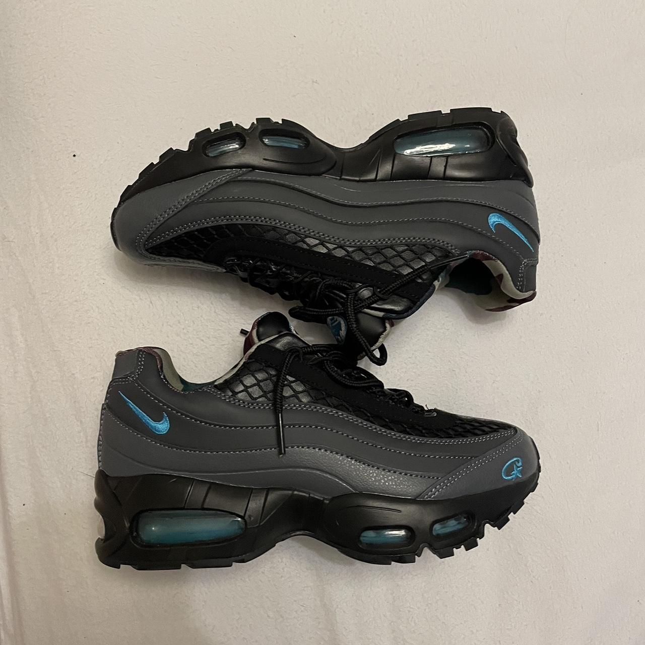 Nike Air Max 95 Corteiz Crtz Aegean Storm Blue Les... - Depop