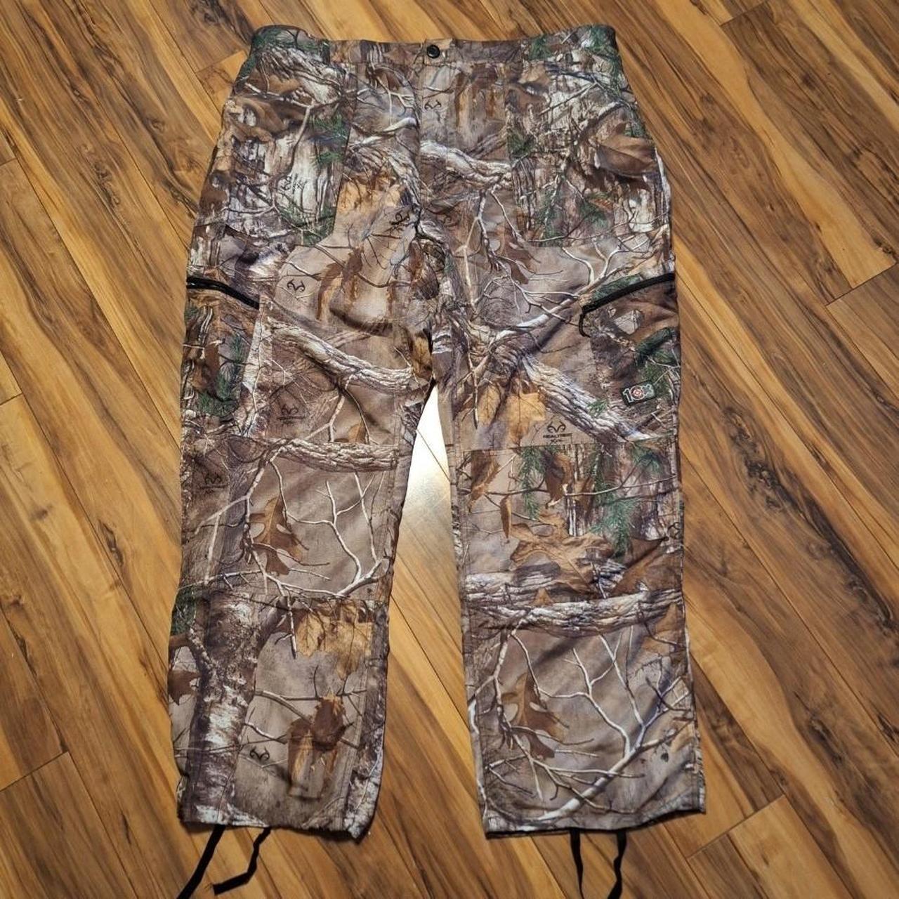 10X mens lightweight Realtree Xtra camo pants Large... - Depop