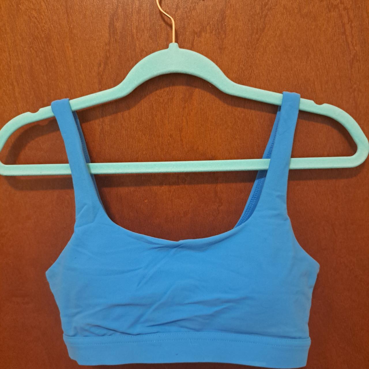 Bright blue Tone Bra from Popflex, in like-new... - Depop