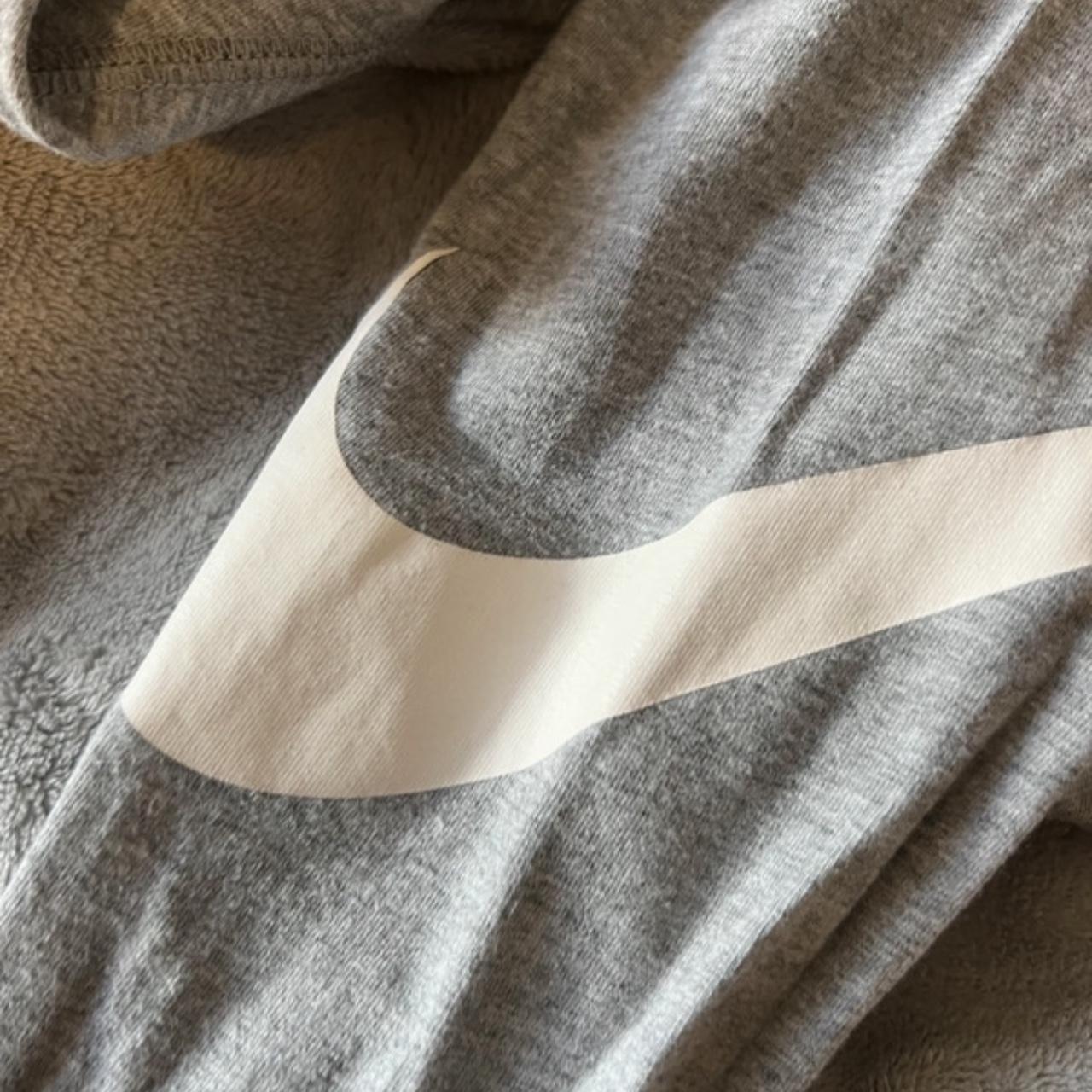 Nike tick grey swoosh leggings In pretty much... - Depop