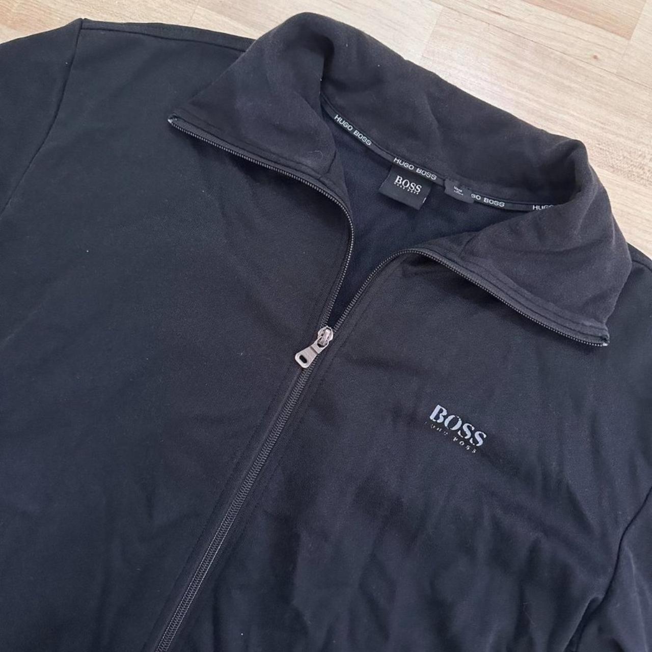 Hugo Boss Full Zip Sweater Jacket Size men’s medium - Depop