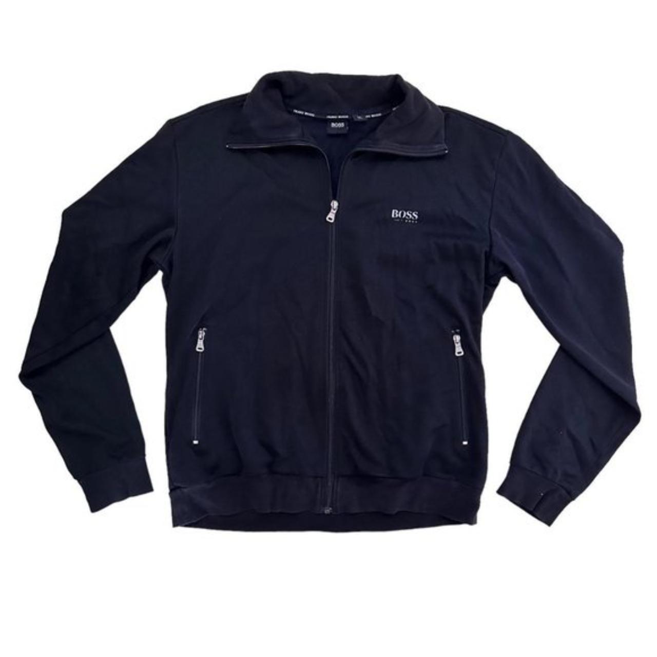 Hugo Boss Full Zip Sweater Jacket Size men’s medium - Depop