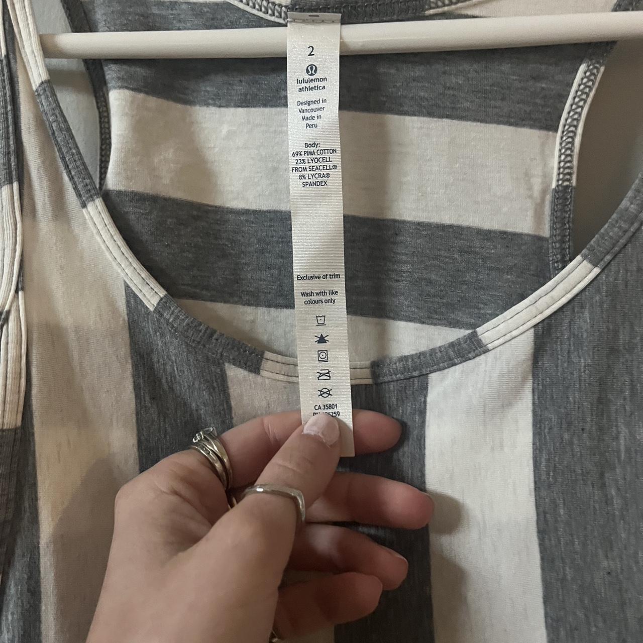 lulu lemon tank size 2. #workout #lulu #lululemon - Depop
