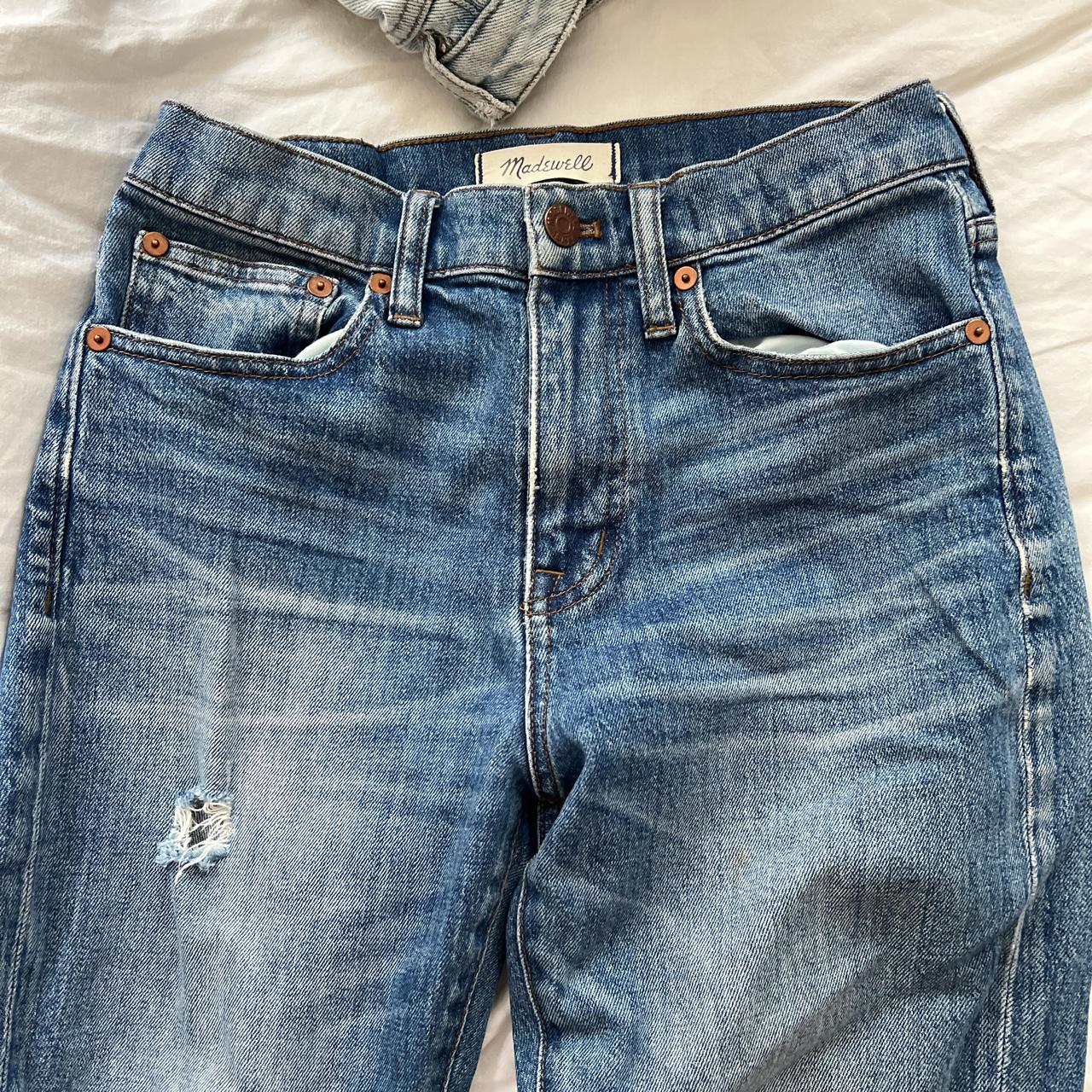 Madewell 90s straight crop Jean jeans are high... - Depop