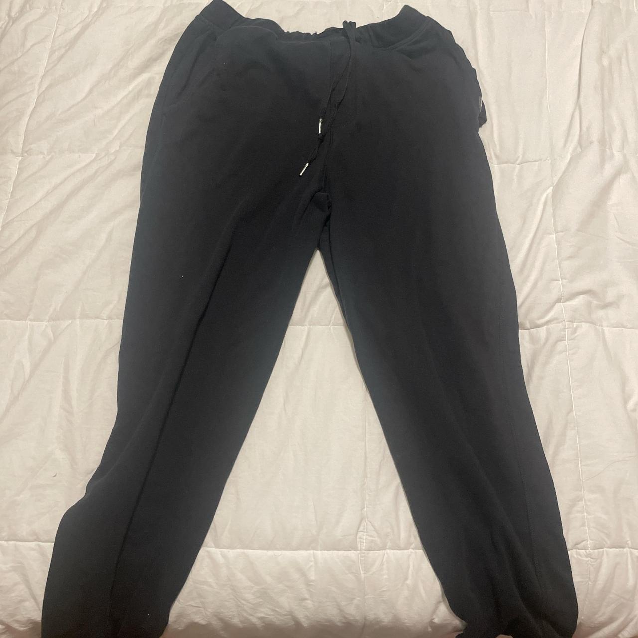 Black Eddie Bauer Sweatpants Zipper... | Depop