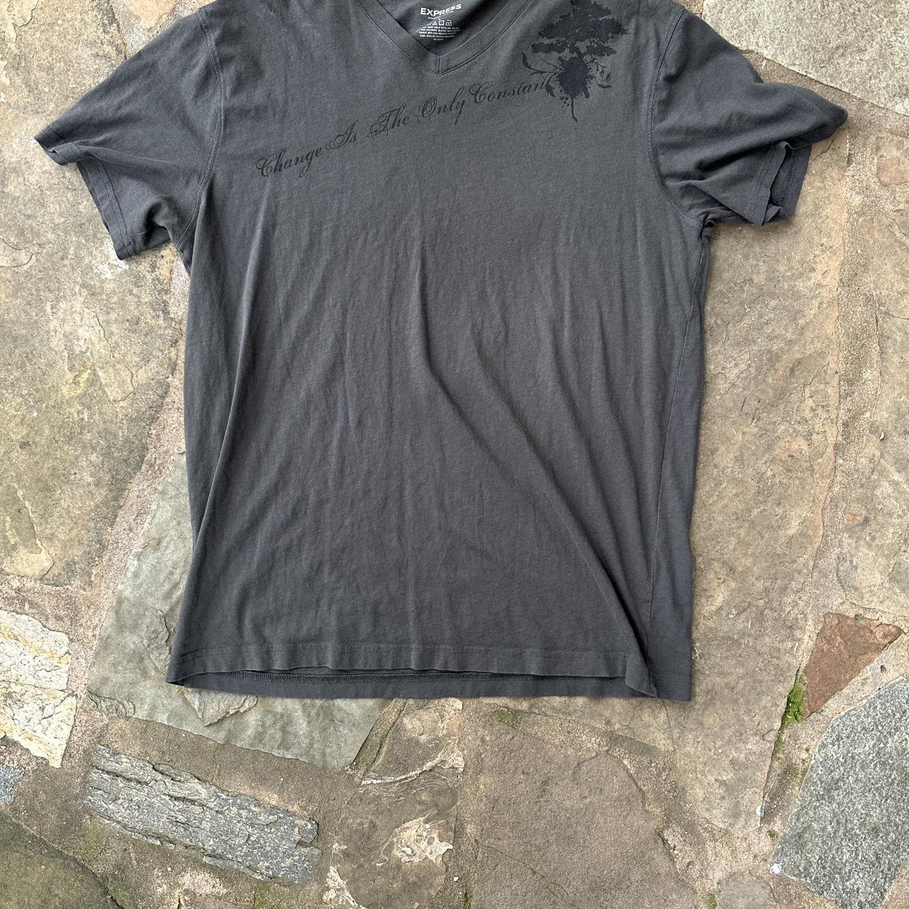 express v neck shirt size large no flaws - Depop