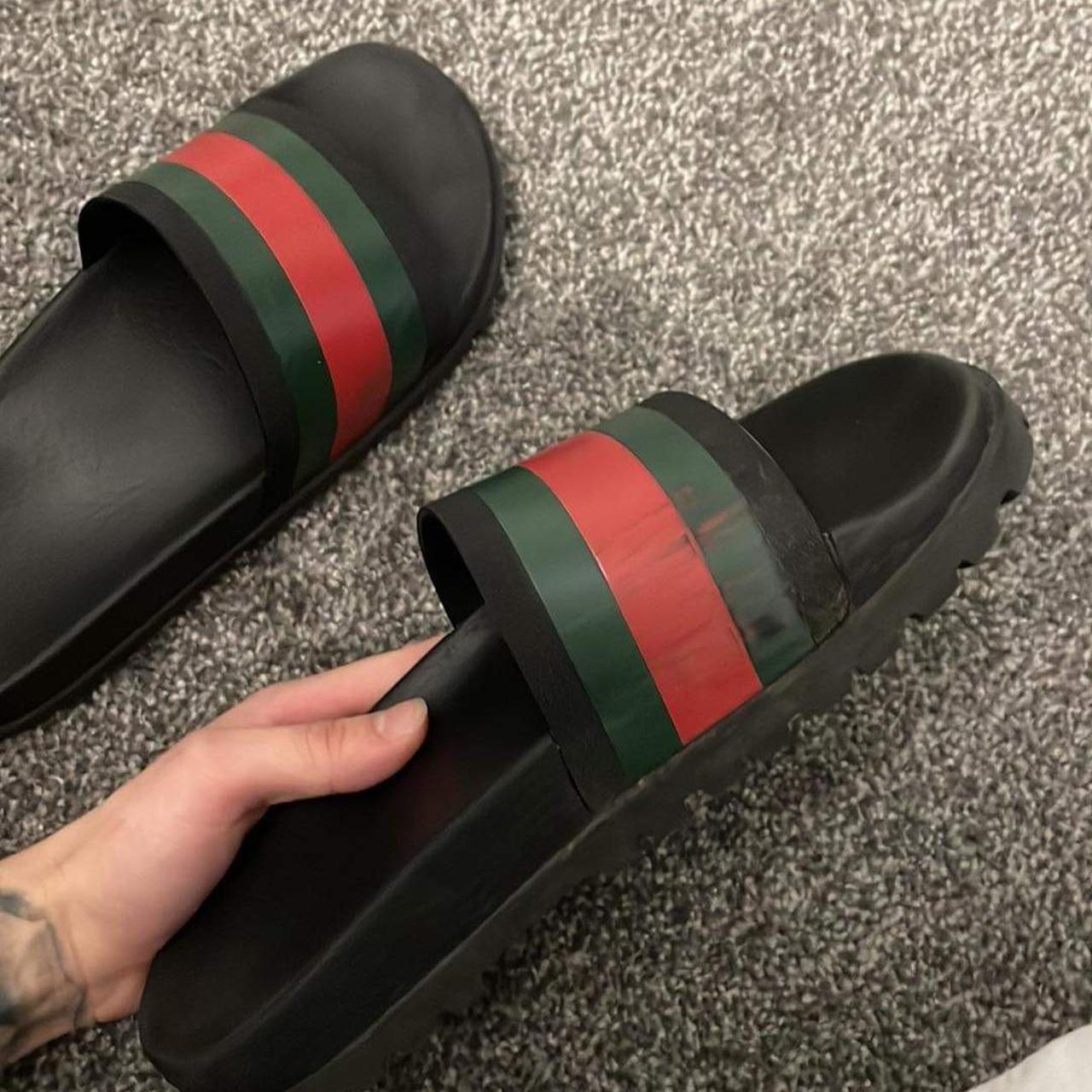 Gucci sliders, couple scuffs but nothing major - Depop