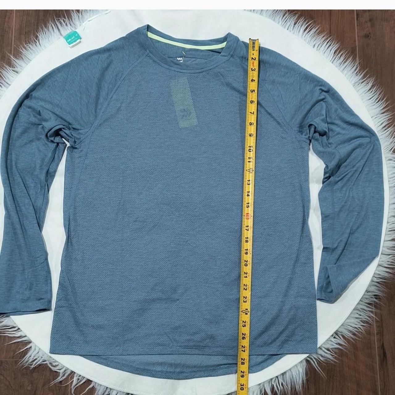 ALL IN MOTION Men's , blue grey, long sleeve Running... - Depop