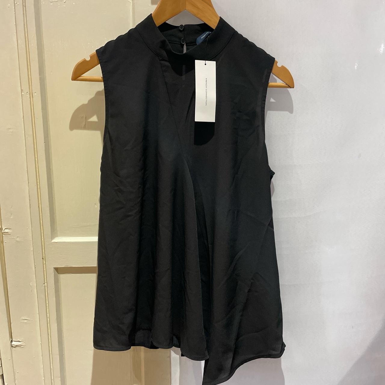 French Connection Black Blouse #frenchconnection... - Depop