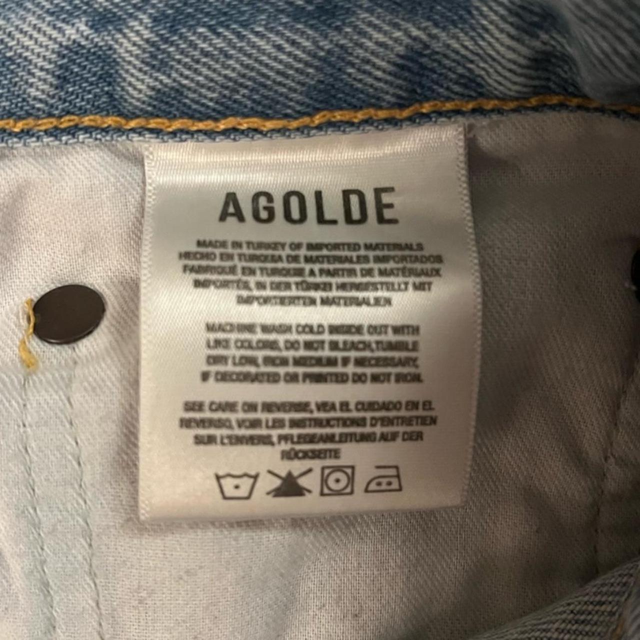 Agolde 90s Mid Rise Straight in Snapshot Women’s... - Depop