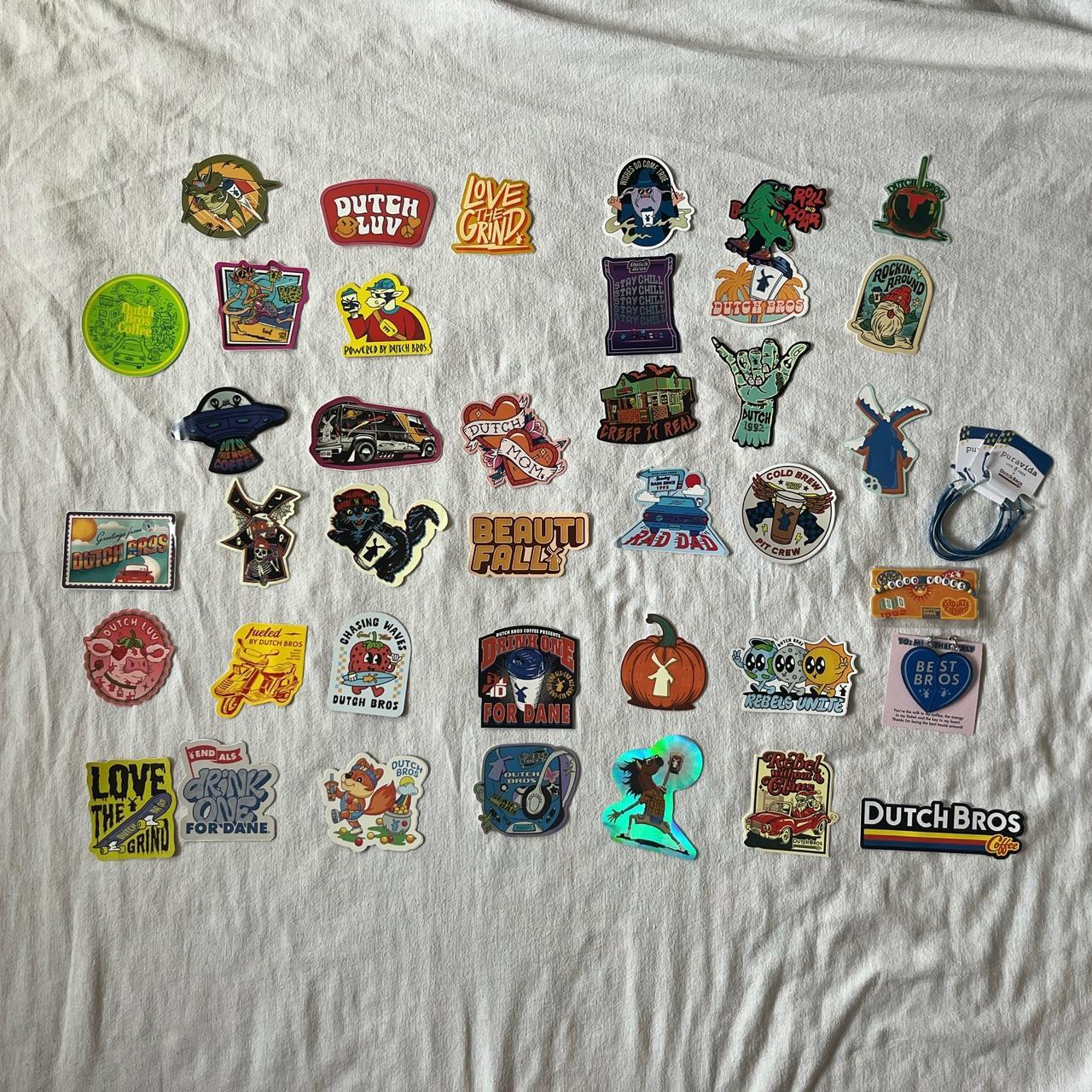 Dutch Bros Stickers | Depop