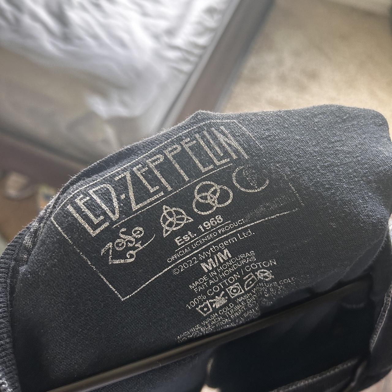 Medium Led Zeppelin Graphic Tee - Depop