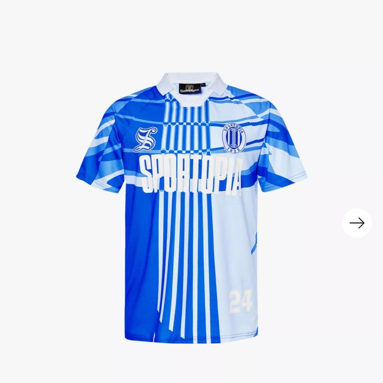 Sportopia full blue kit blue football kit - top and... - Depop