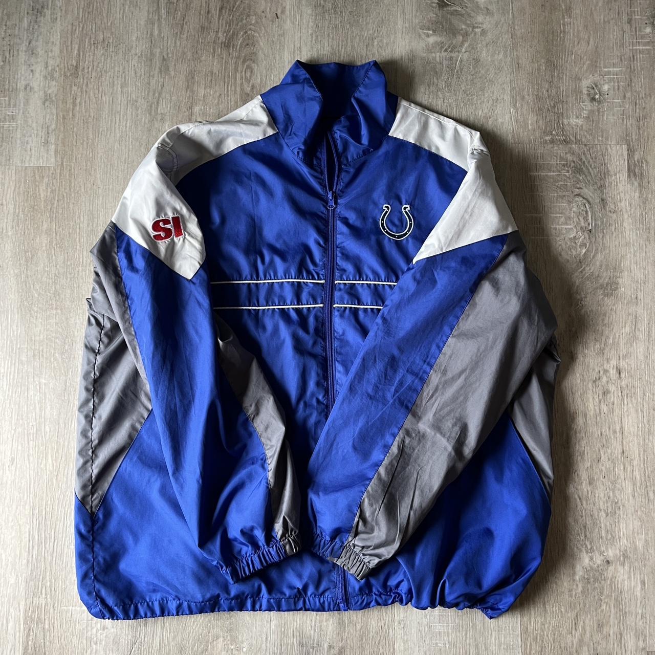 Vintage Sports Illustrated Colts Windbreaker Size... - Depop
