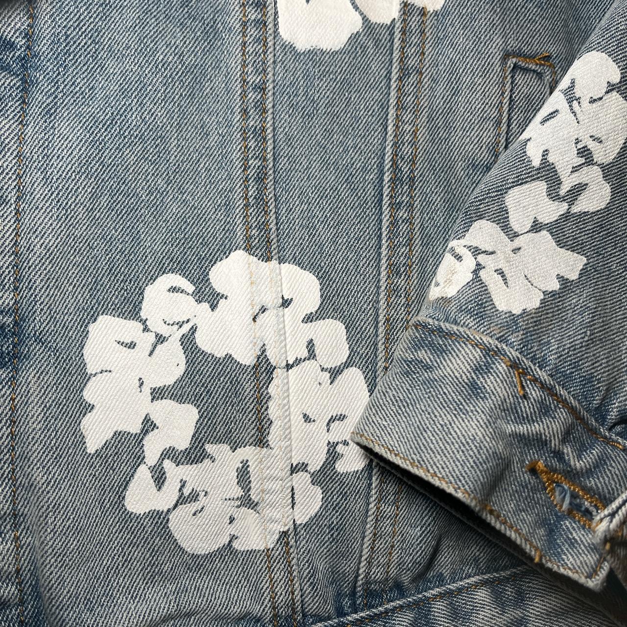 Print ‘Cotton Wreath’ Denim Tears Jacket (Worn... - Depop