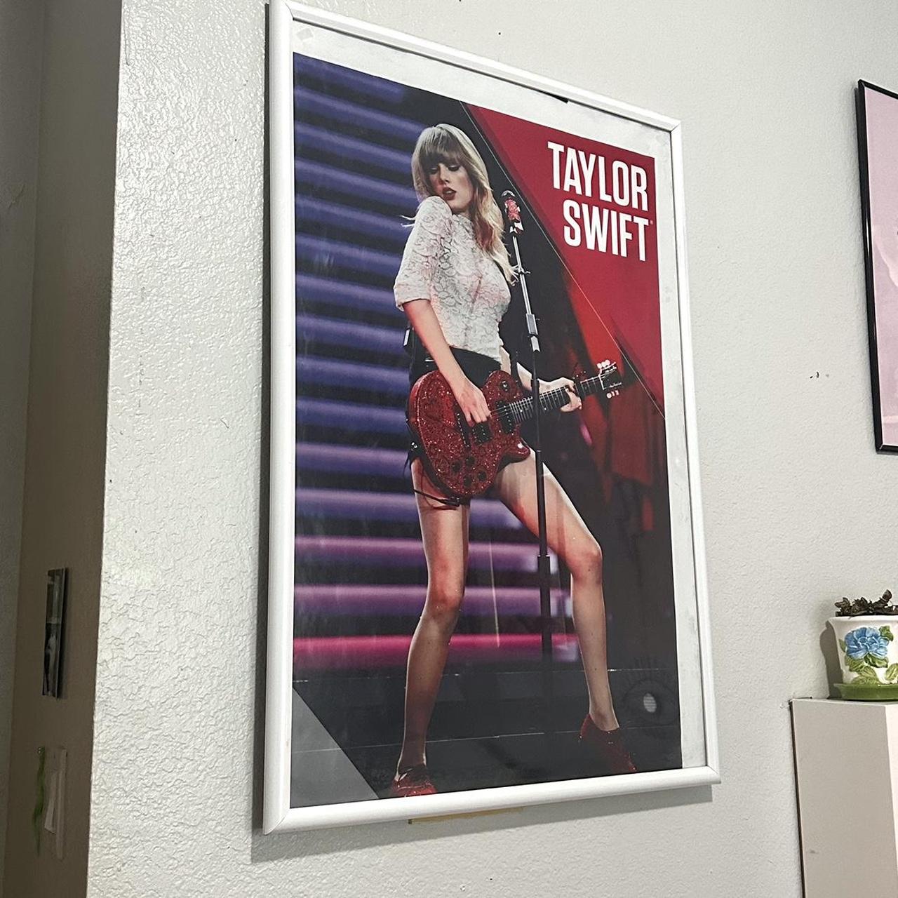 taylor swift RED 2013 tour poster 22x34 (unframed) - Depop