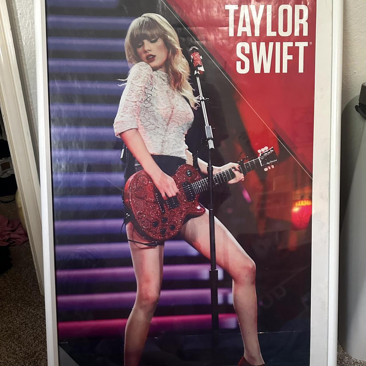 taylor swift RED 2013 tour poster 22x34 (unframed) - Depop