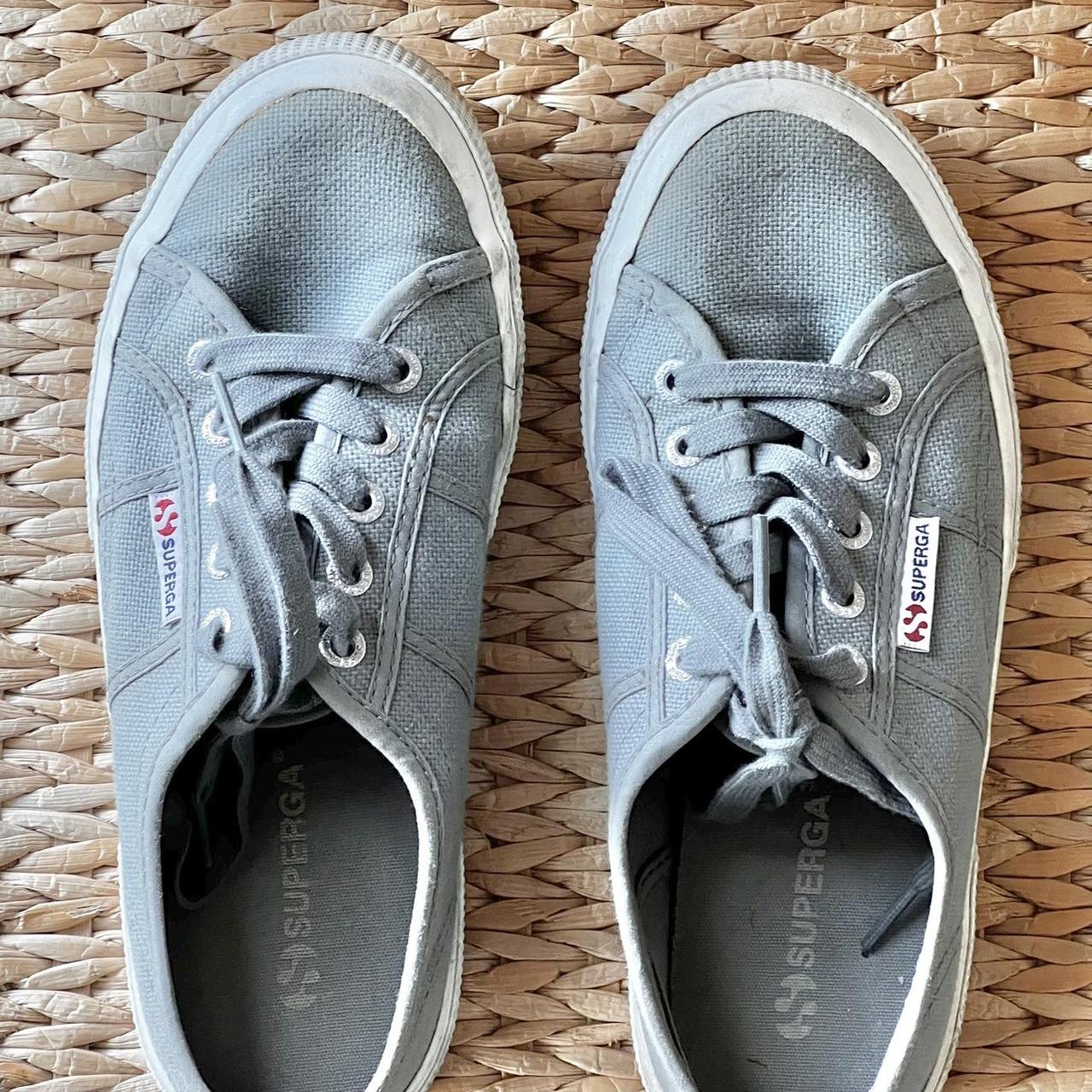 Grey Blue Cotu Classic Superga Italian sneakers size... - Depop