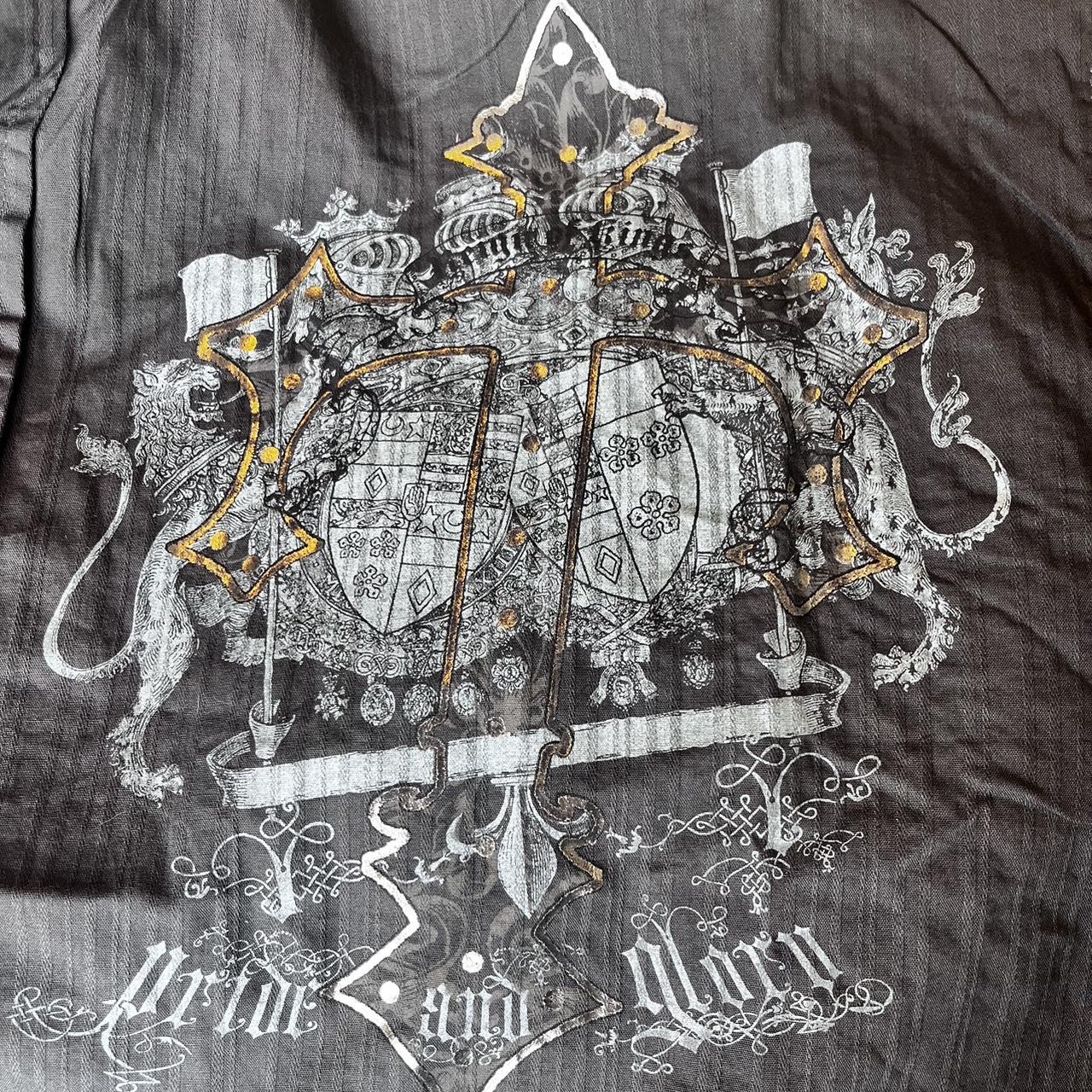 Affliction style button up sick graphics🔥🔥🔥 Not... - Depop