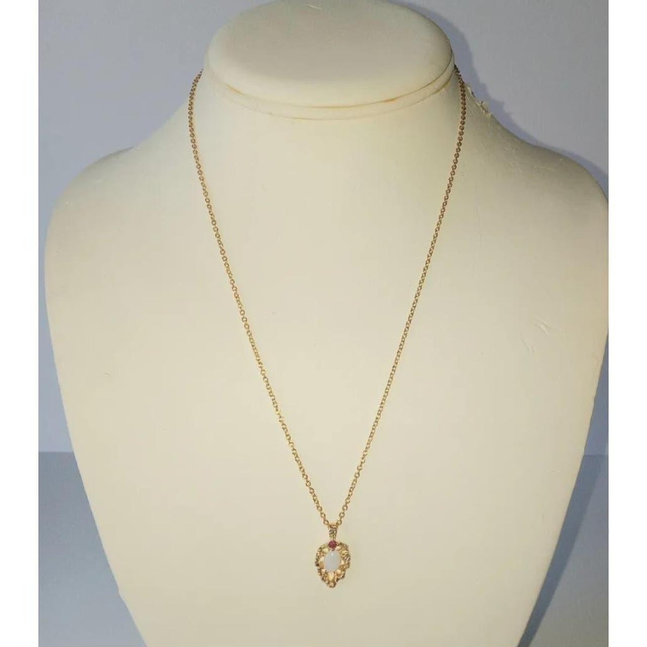 NIB Vintage Van Doran genuine opal and ruby... - Depop