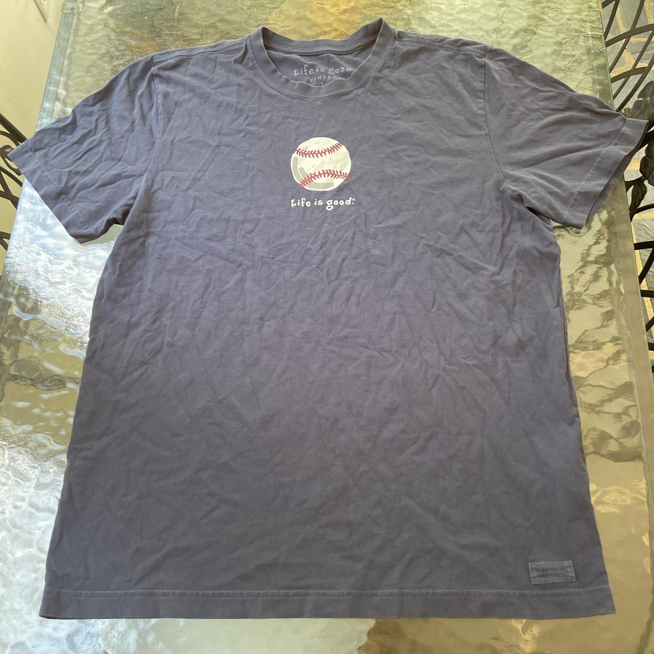 Life is Good baseball t shirt #lifeisgood #baseball... | Depop