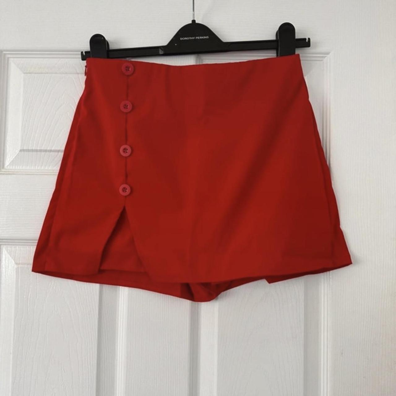Red skort ️ Never worn before accidentally ordered... - Depop