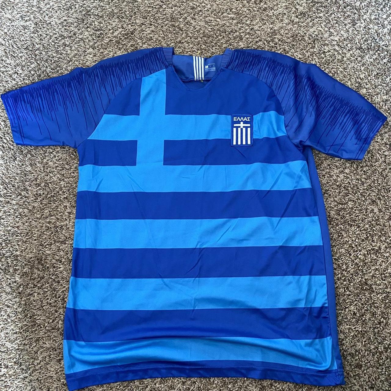 Greece national team jersey. Size Large - Depop