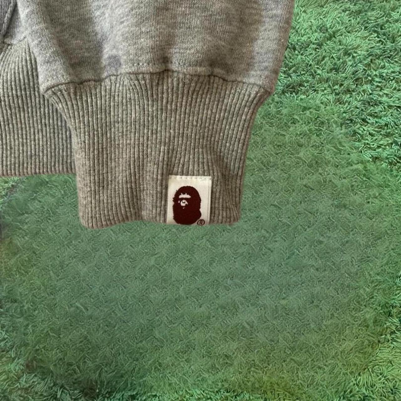 Grey bape hoodje Dm me to pay dont pay here... - Depop