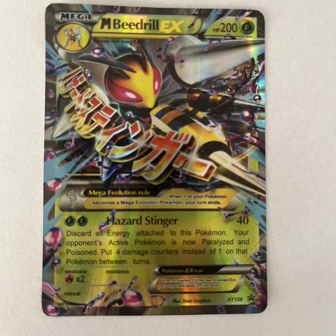 Super cool mega beedrill ex promo card excellent... - Depop
