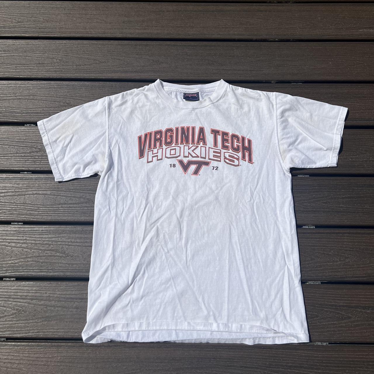 Vintage Virginia tech shirt Size large good... - Depop