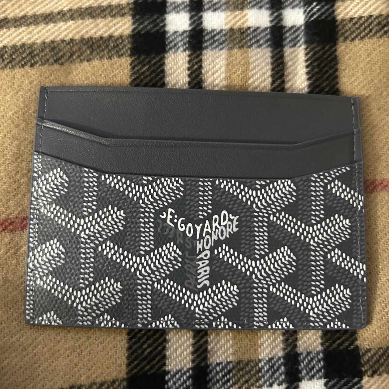 brand new grey goyard wallet - Depop