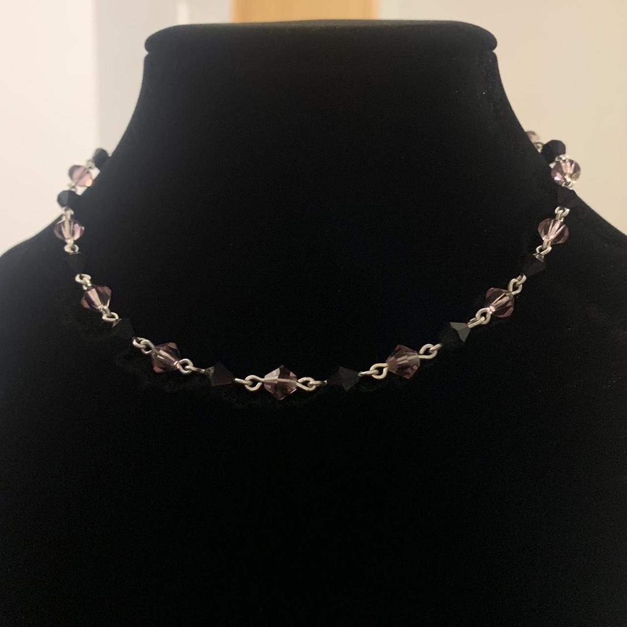 Handmade Black & Pink Choker Necklace💗🖤 Made using... | Depop