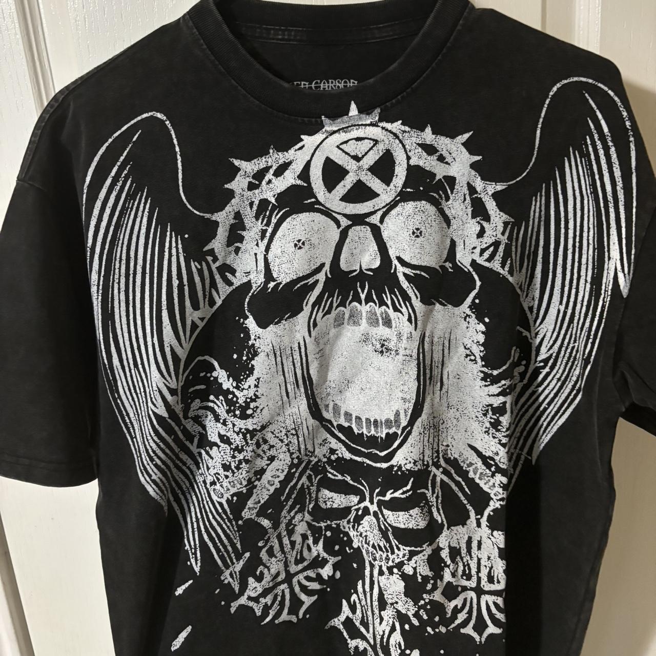 *RARE* KEN CARSON XSIDEDOWN ACID WASH TEE... - Depop